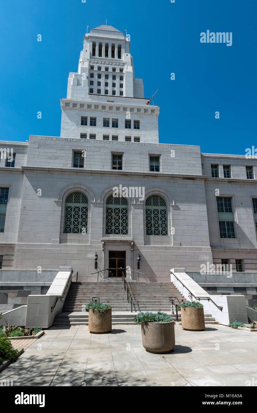 Los Angeles City Hall Stock Photo - Alamy
