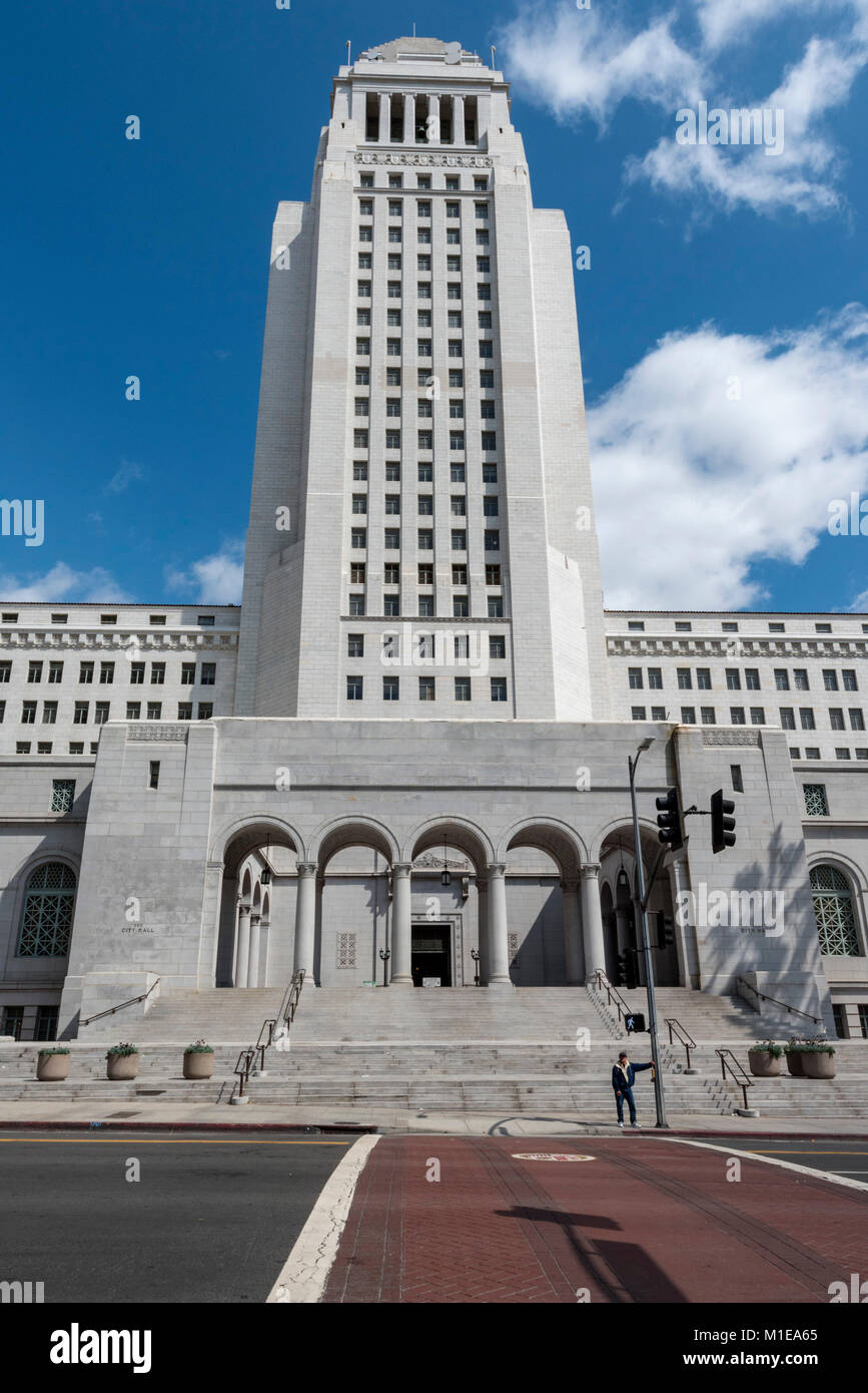 Los Angeles City Hall Stock Photo - Alamy