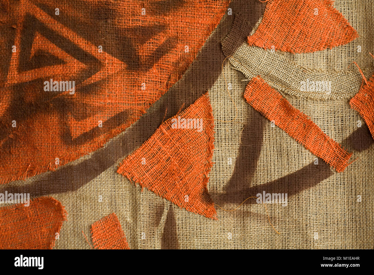 Ethnic background with sun pattern - primitive art Stock Photo - Alamy