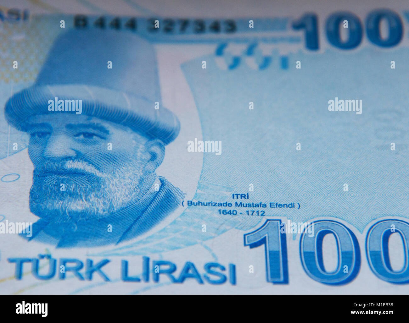 Detail of Turkish currency Stock Photo - Alamy