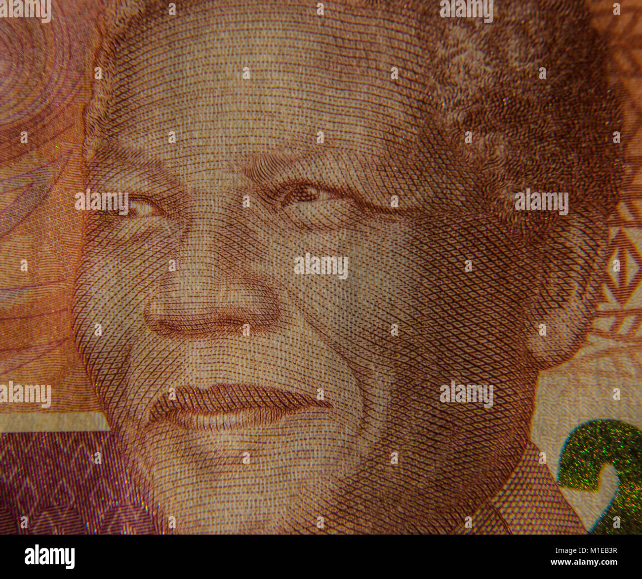 Nelson Mandela portrait on South African rand note Stock Photo - Alamy