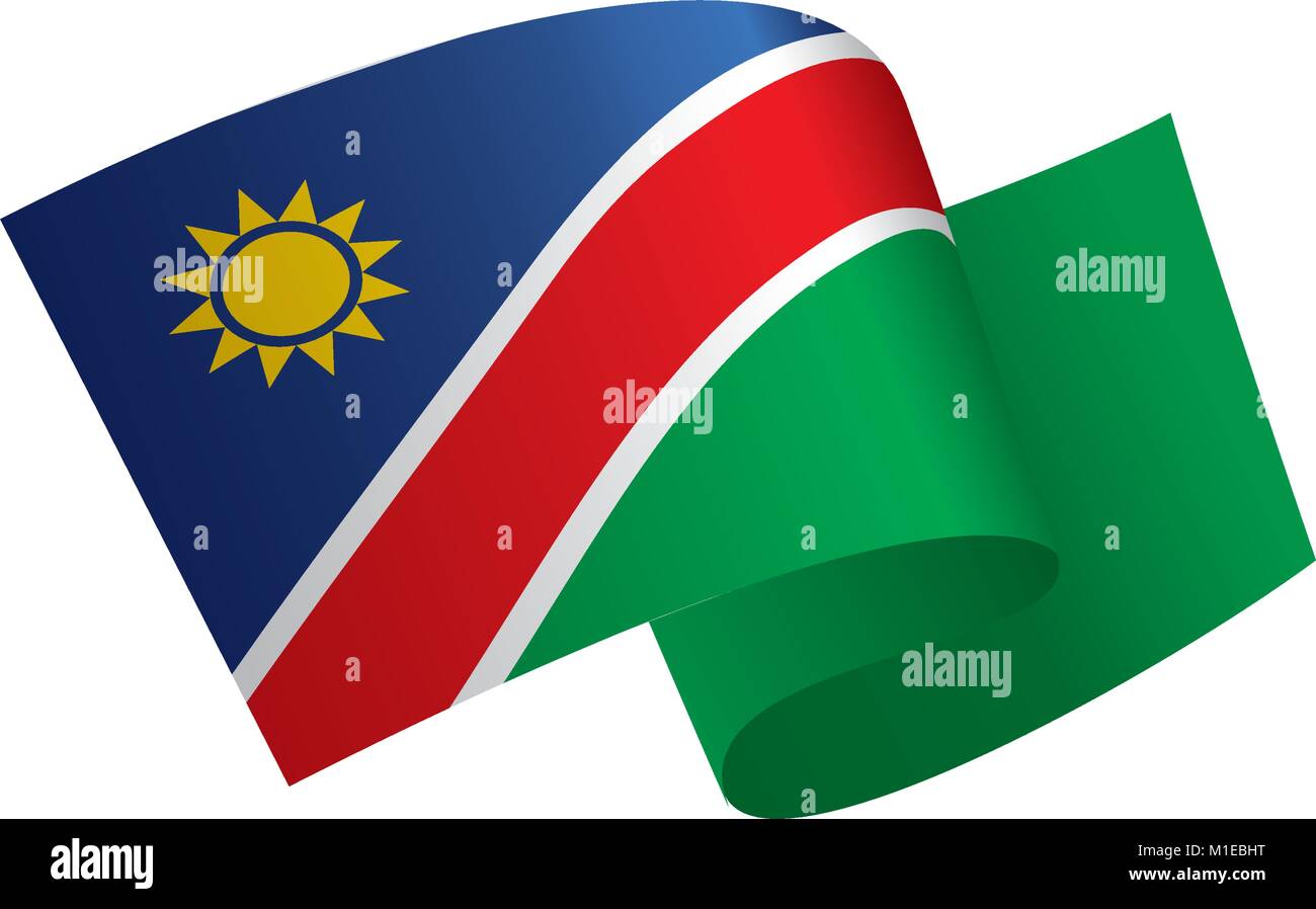 Namibia flag, vector illustration Stock Vector Image & Art - Alamy