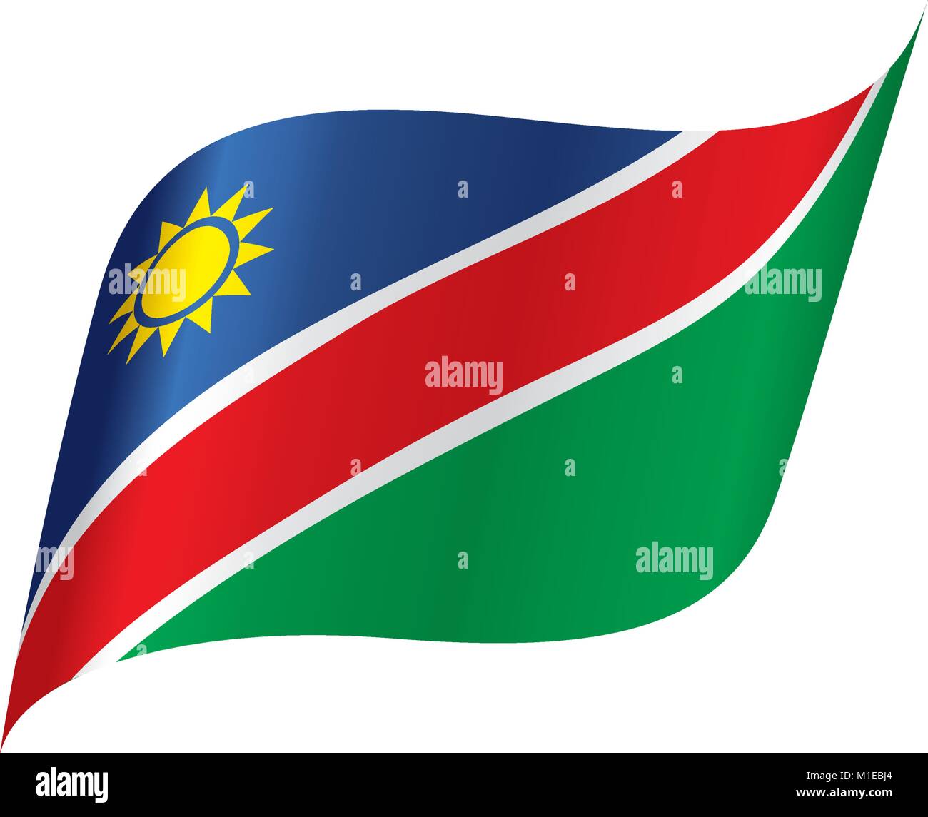 Namibia flag, vector illustration Stock Vector Image & Art - Alamy