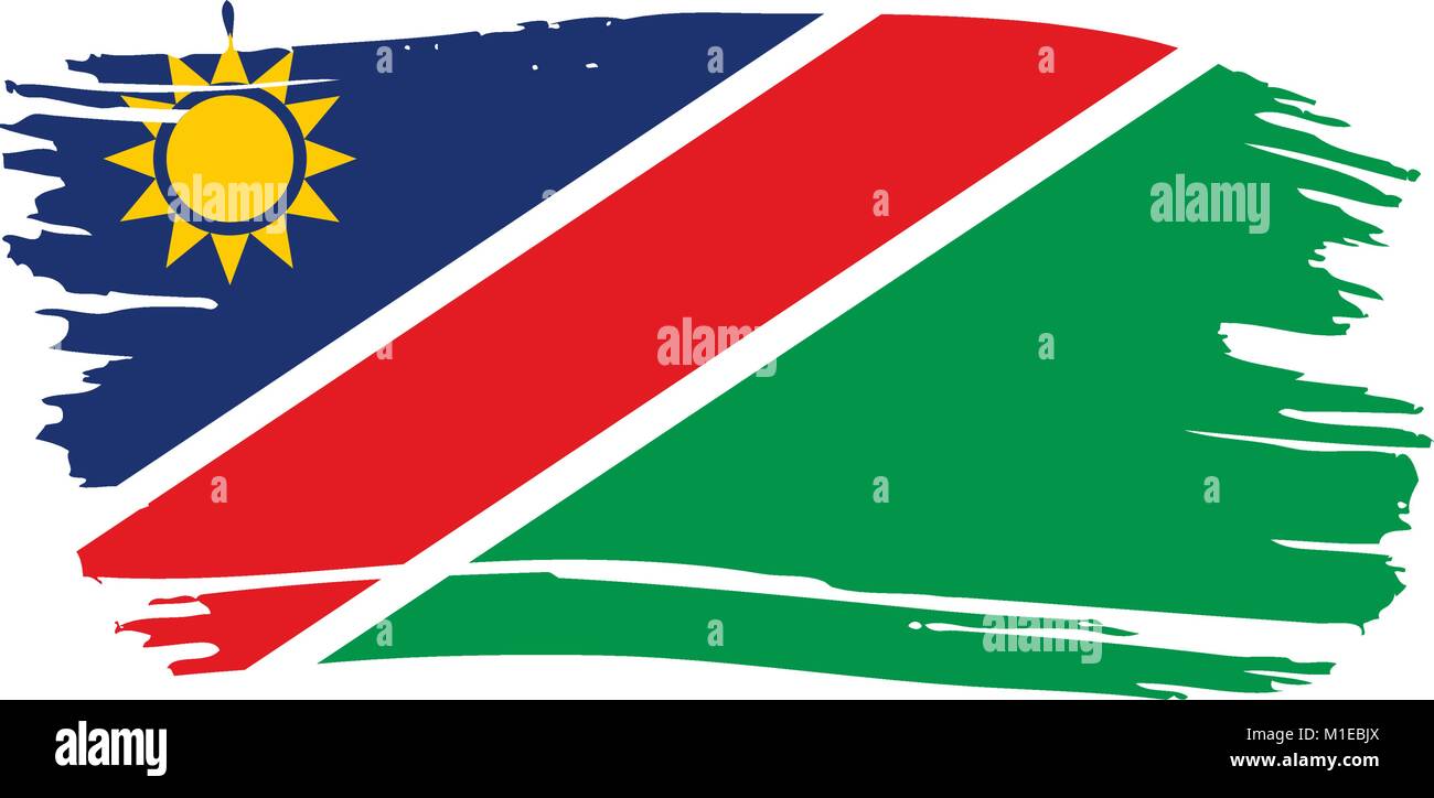 Namibia flag, vector illustration Stock Vector Image & Art - Alamy
