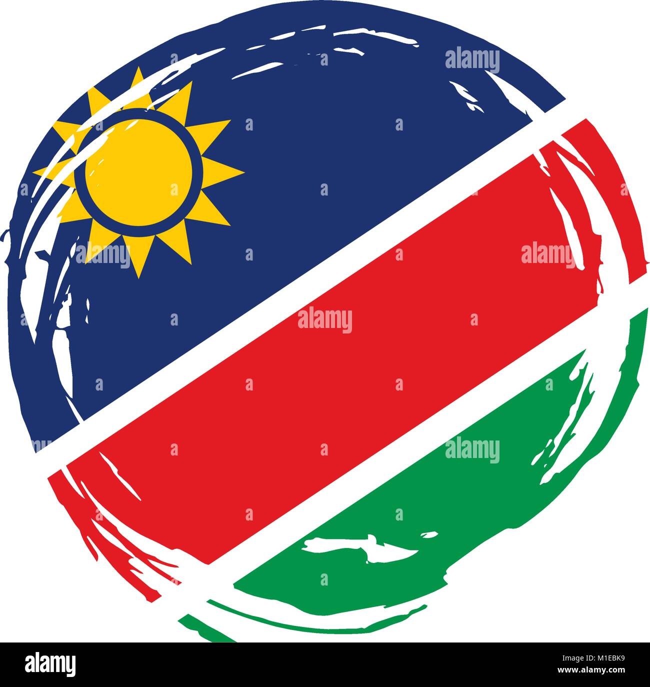 Namibia flag, vector illustration Stock Vector Image & Art - Alamy