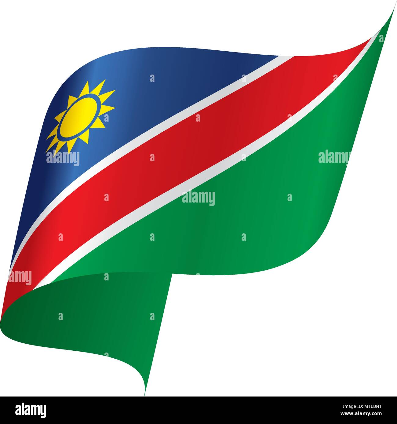 Namibia flag, vector illustration Stock Vector Image & Art - Alamy