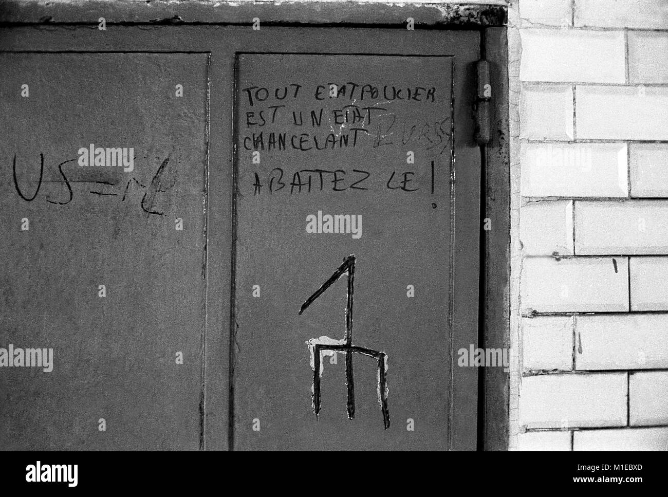 May 1968 graffiti hi-res stock photography and images - Alamy