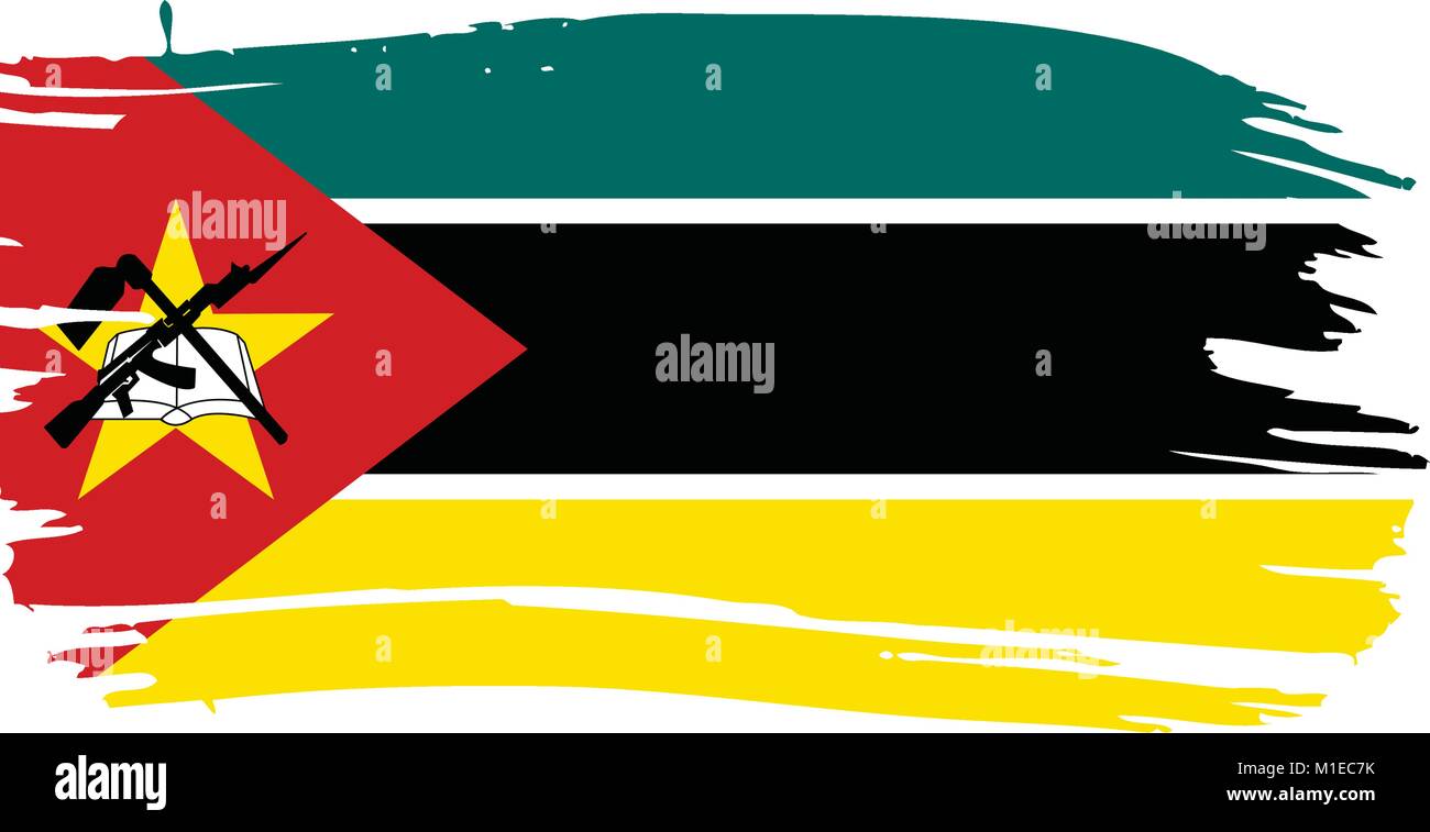 Mozambique flag, vector illustration Stock Vector Image & Art - Alamy