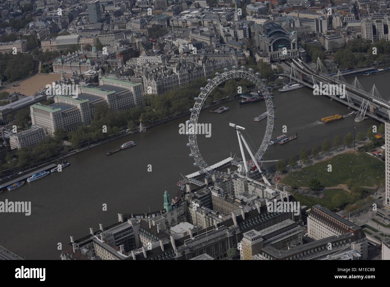 The best views of london from capsule of london eye hi-res stock ...