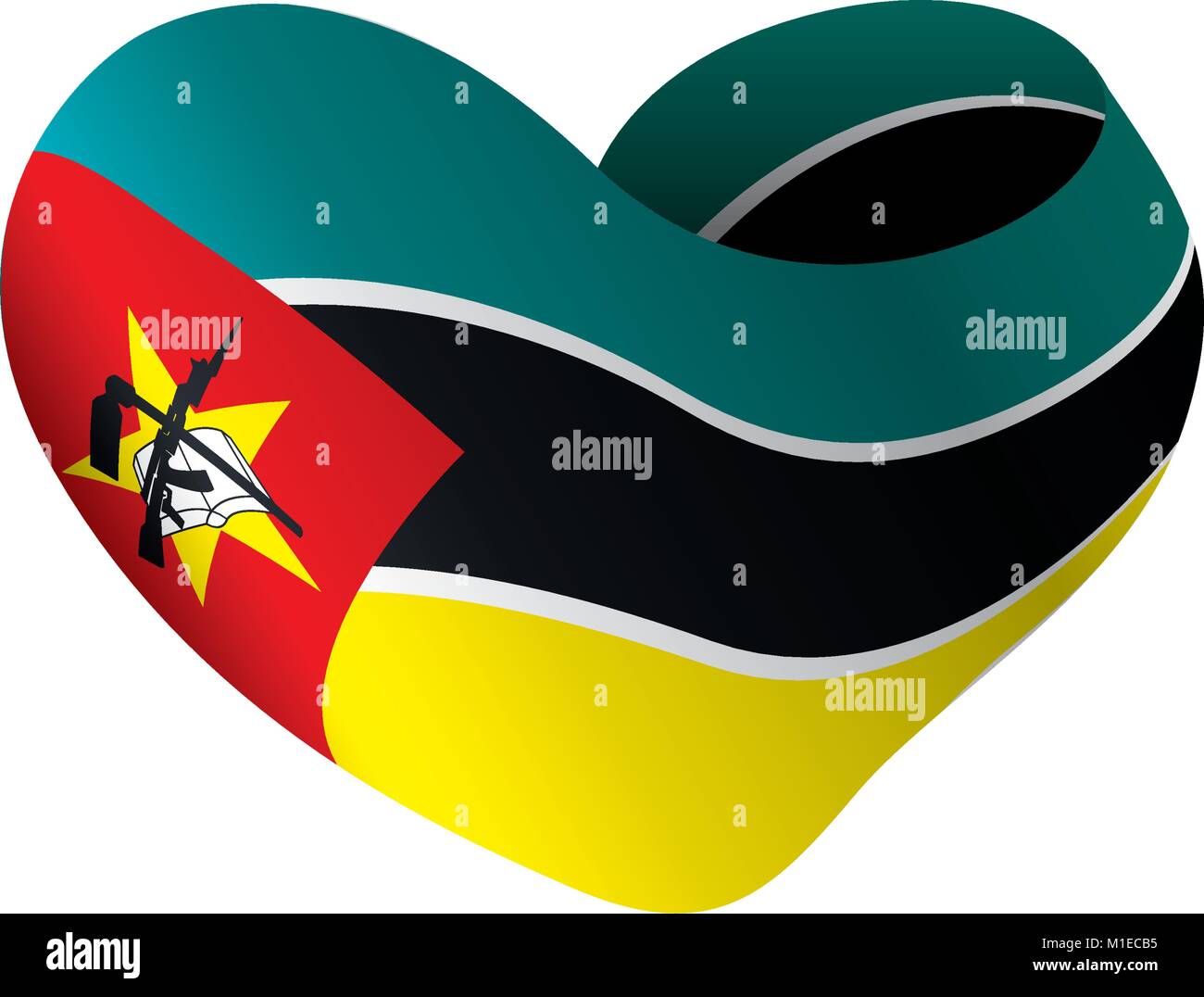 Mozambique flag, vector illustration Stock Vector Image & Art - Alamy