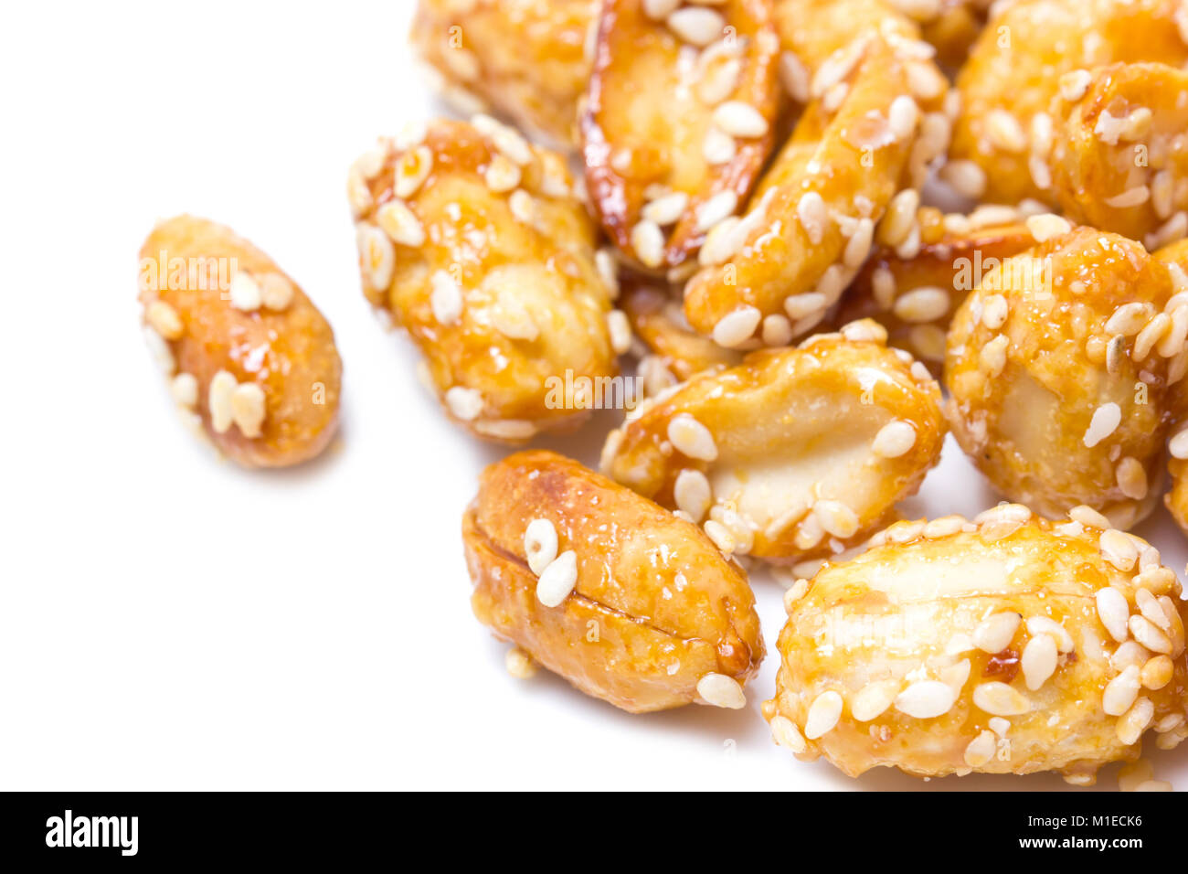 Crispy sugared nuts Stock Photo - Alamy