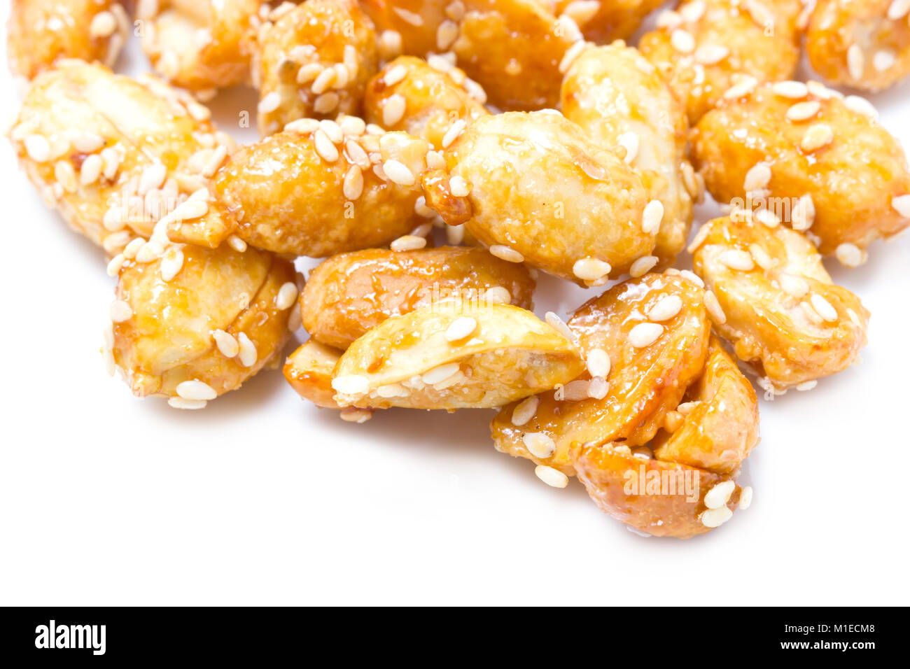 Crispy sugared nuts Stock Photo - Alamy