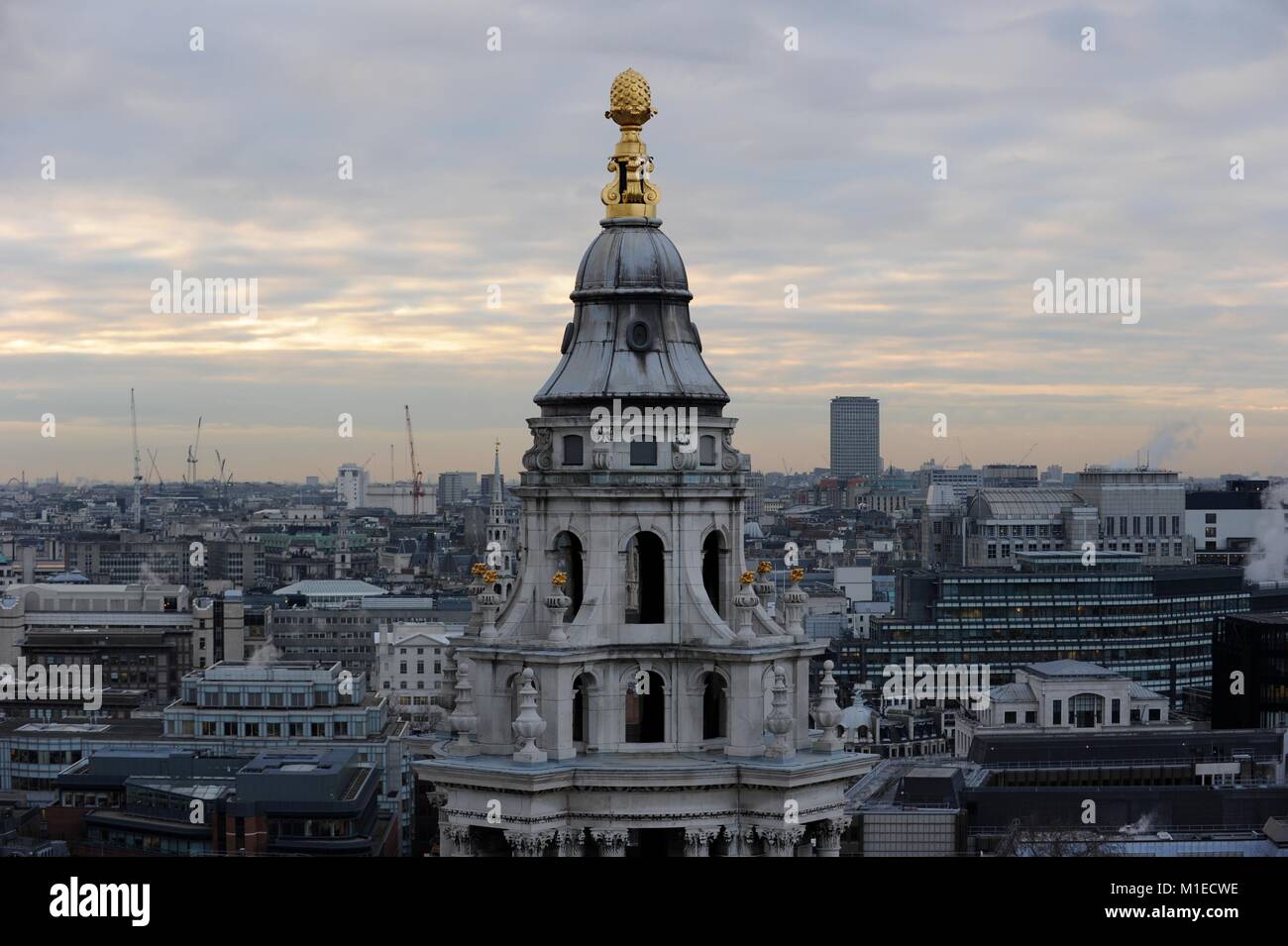 Aerial view of london skyline from St Pauls Cathedral Stock Photo - Alamy