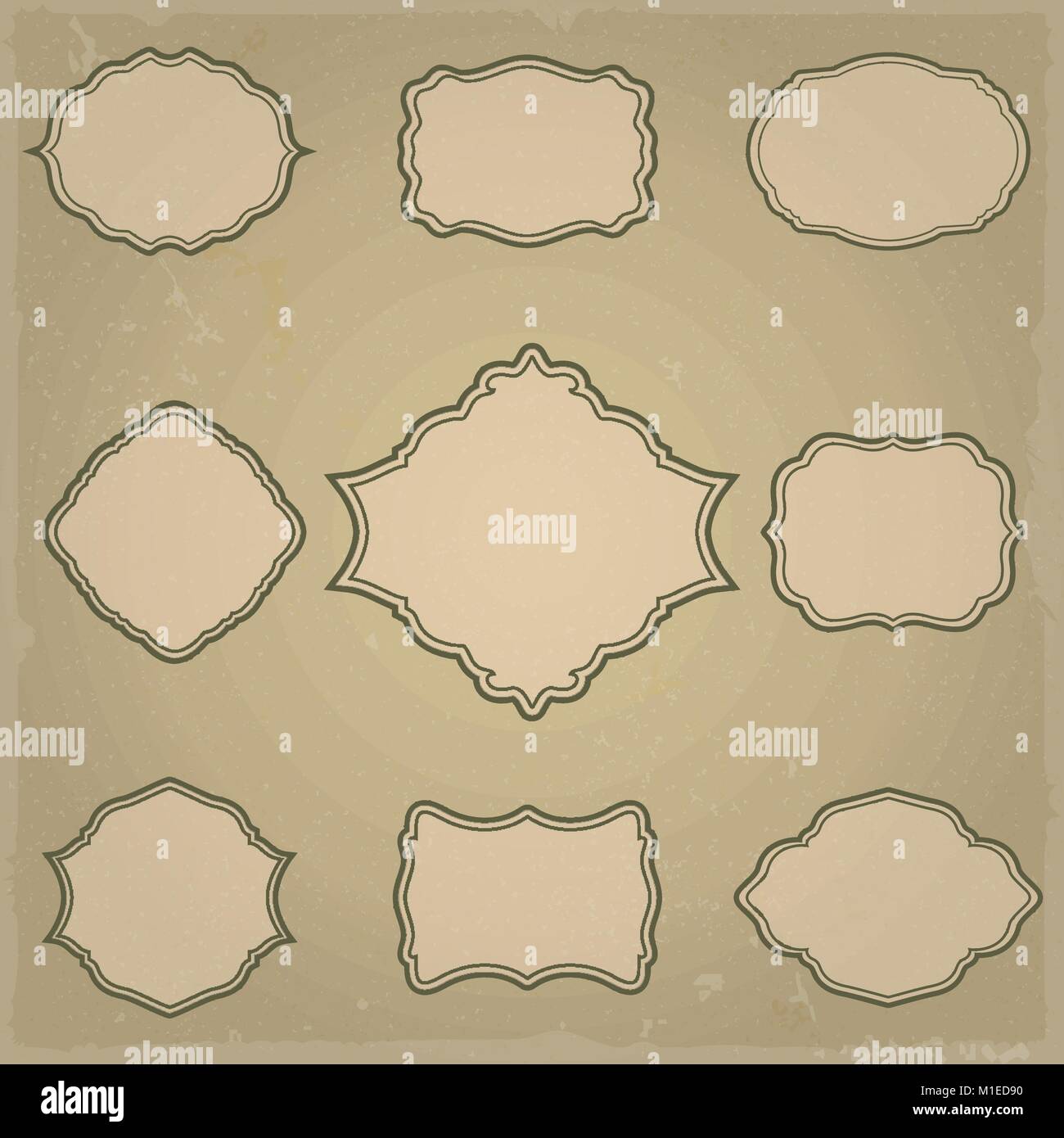 Retro frames hi-res stock photography and images - Alamy