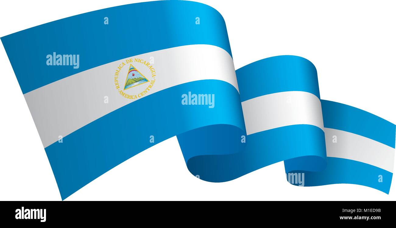 Nicaragua flag, vector illustration Stock Vector Image & Art - Alamy