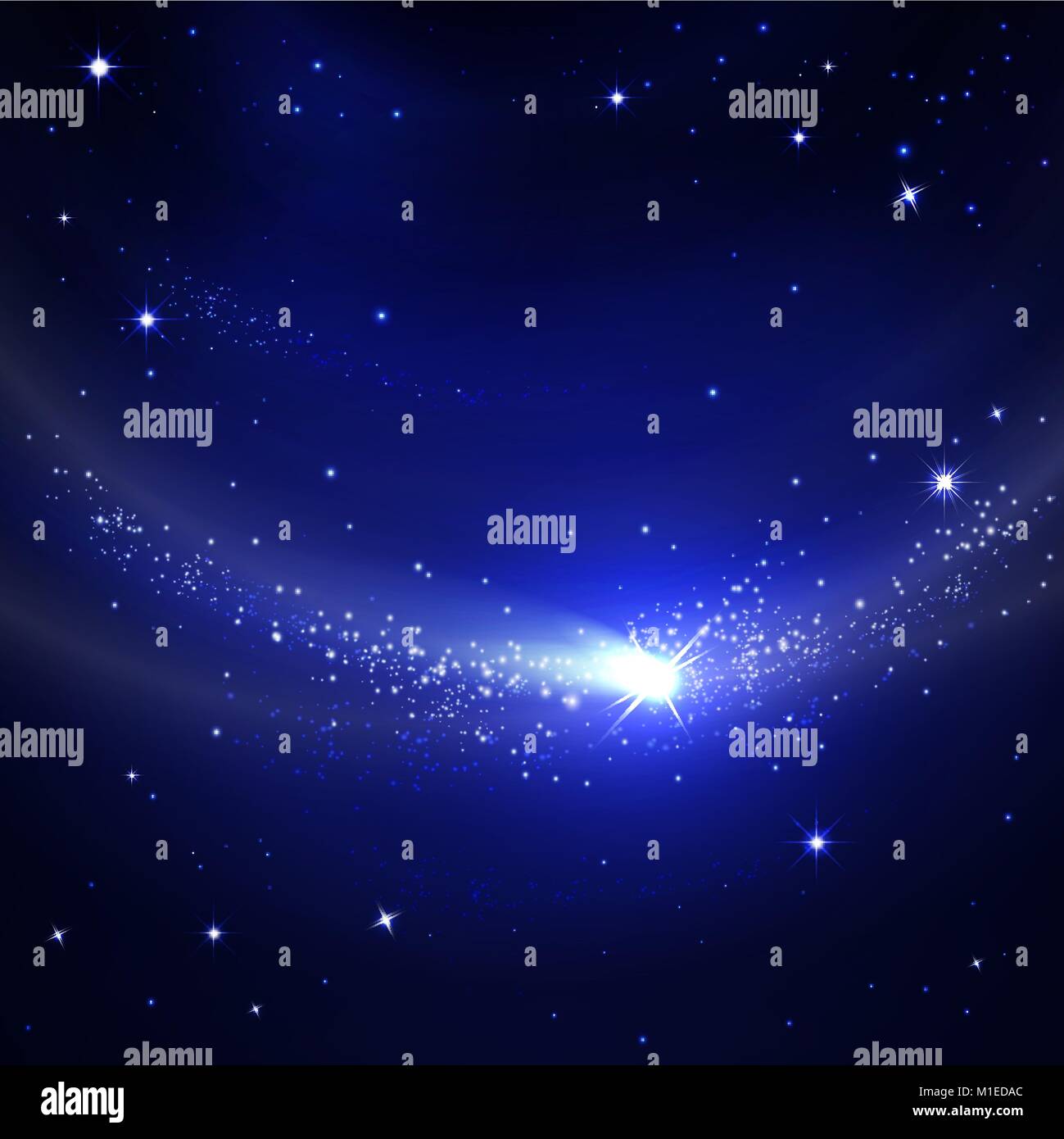 Sky comet Stock Vector Images - Alamy