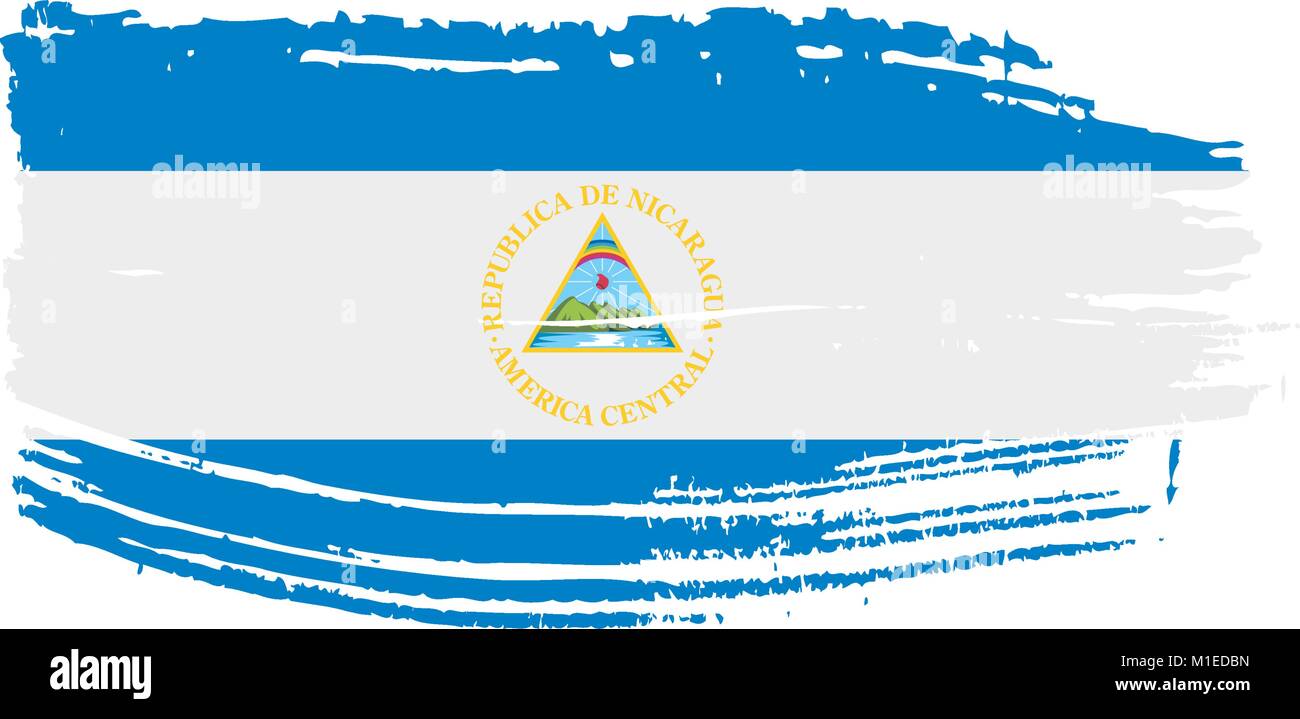 Nicaragua flag, vector illustration Stock Vector Image & Art - Alamy