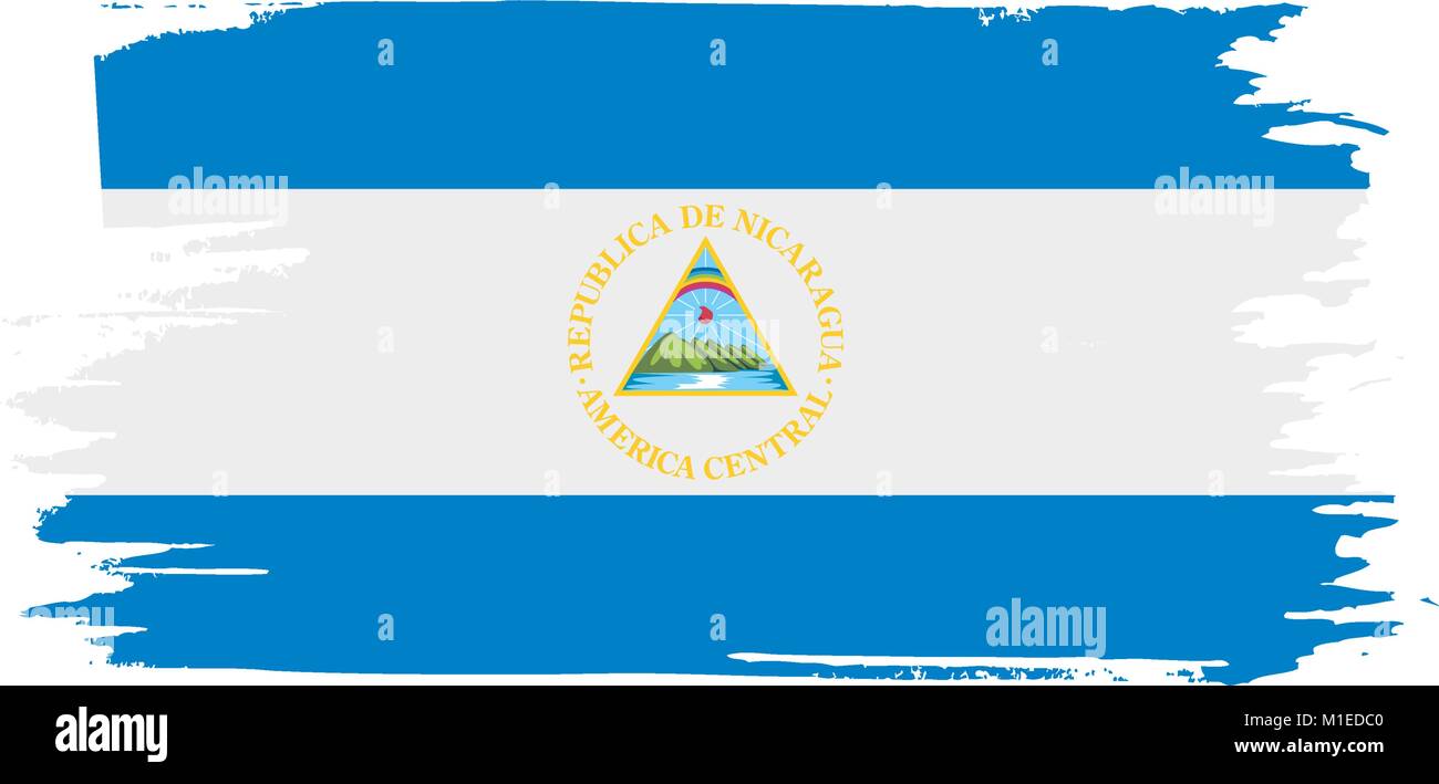 Nicaragua flag, vector illustration Stock Vector Image & Art - Alamy
