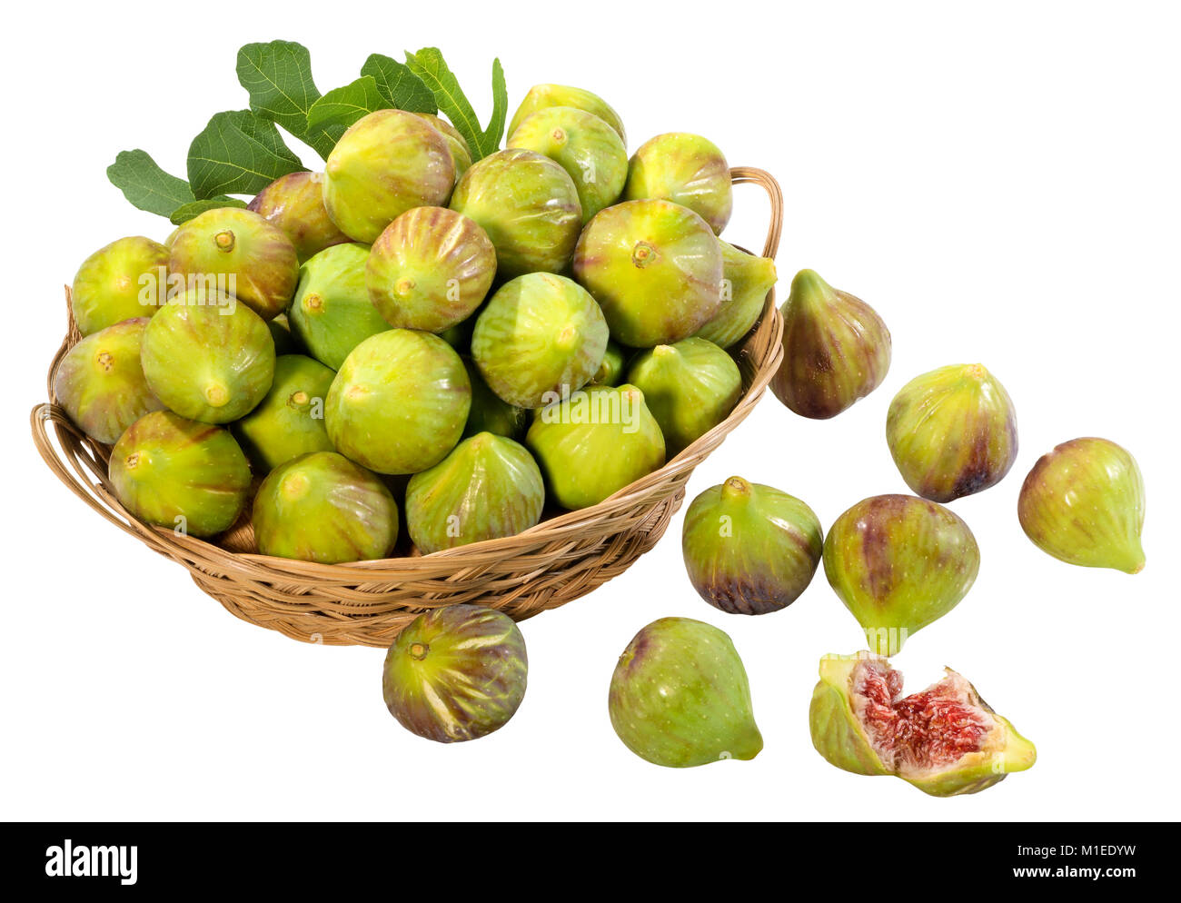 Fresh White Figs(+clipping path Stock Photo - Alamy
