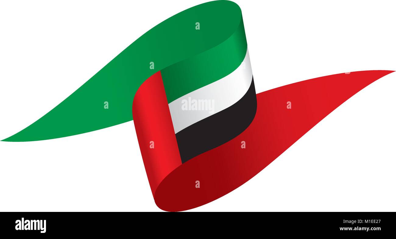 United Arab Emirates flag, vector illustration Stock Vector Image & Art ...