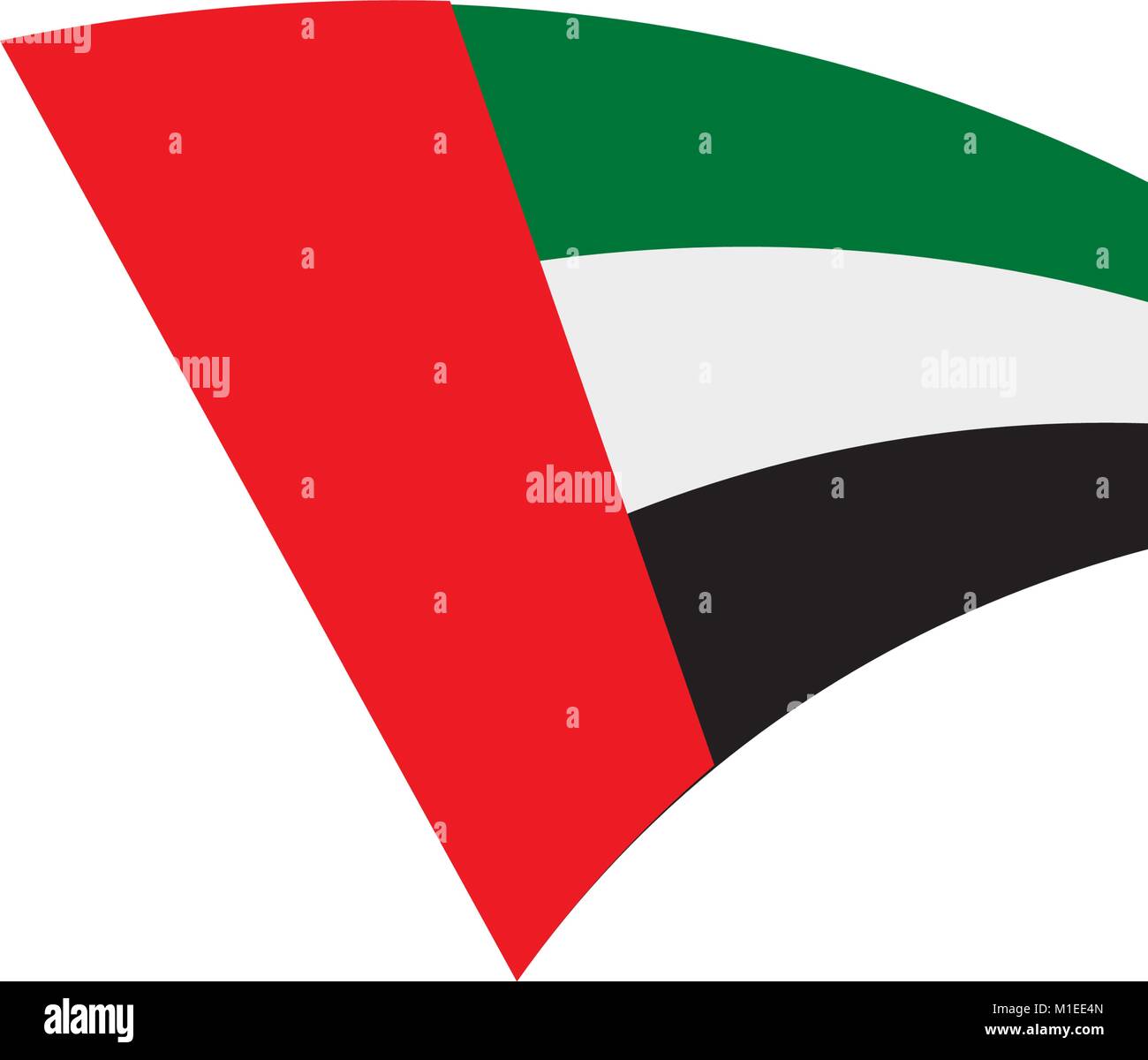 United Arab Emirates flag, vector illustration Stock Vector Image & Art ...