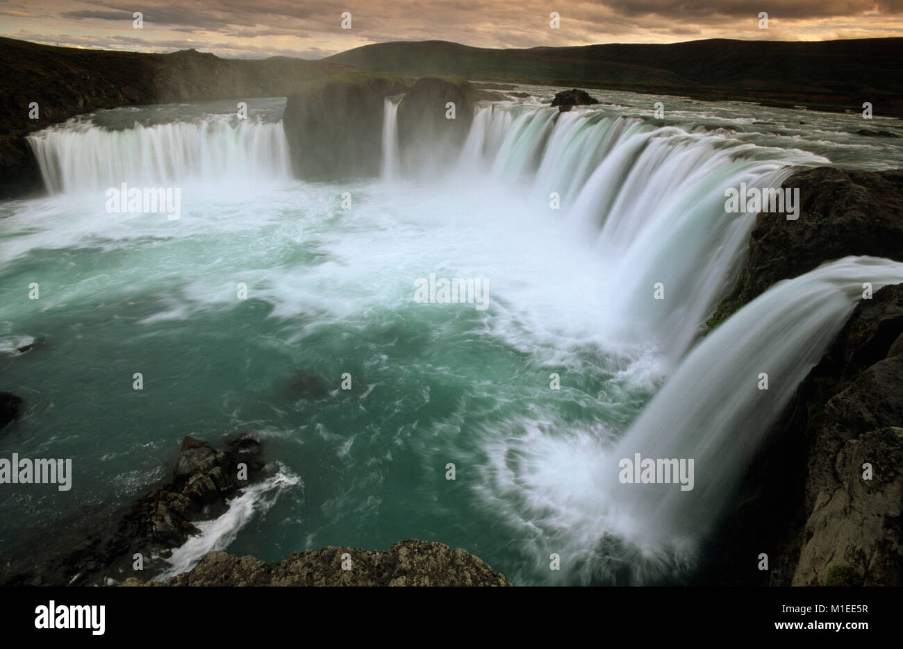 Iceland. near Akureyri. Godafoss waterfall Stock Photo - Alamy
