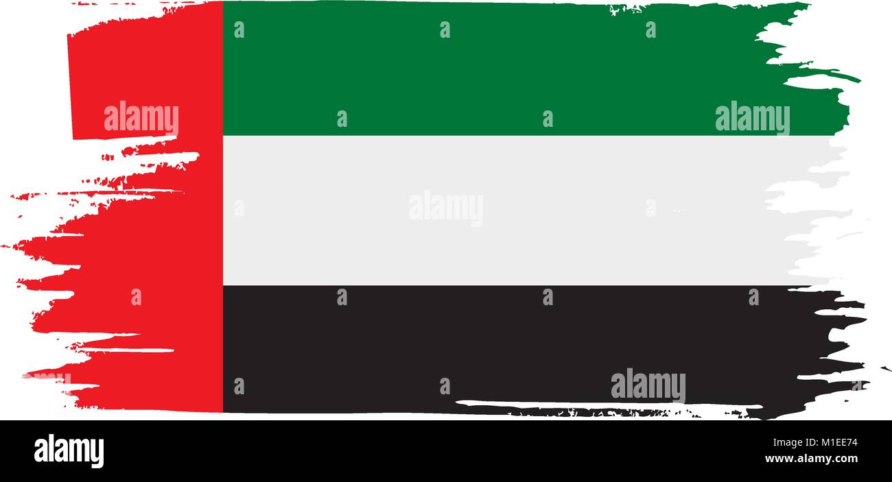 United Arab Emirates flag, vector illustration Stock Vector Image & Art ...