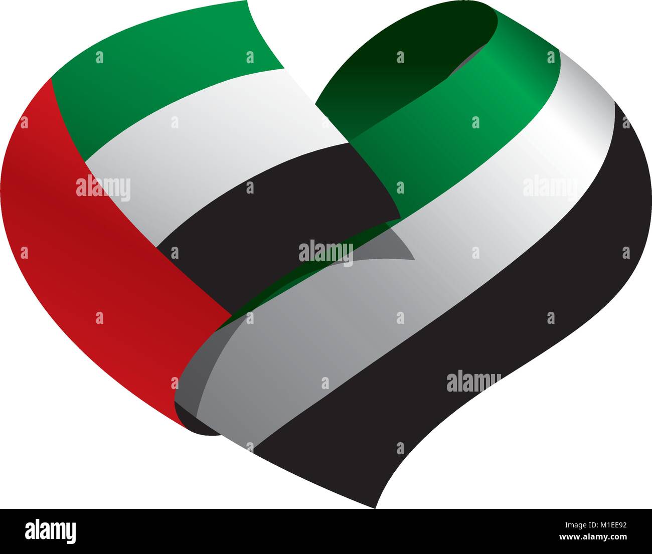 United Arab Emirates flag, vector illustration Stock Vector Image & Art ...
