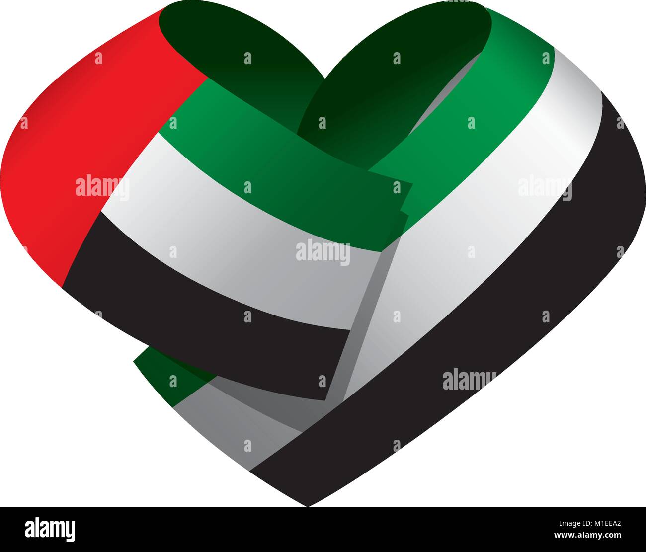 United Arab Emirates flag, vector illustration Stock Vector Image & Art ...