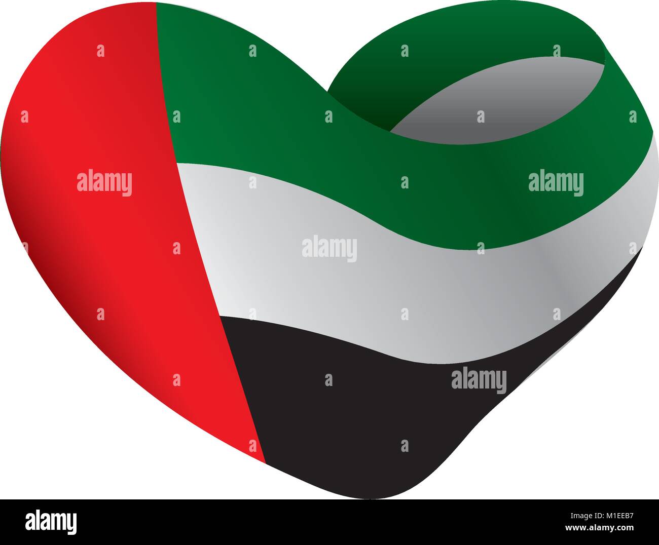United Arab Emirates flag, vector illustration Stock Vector Image & Art ...