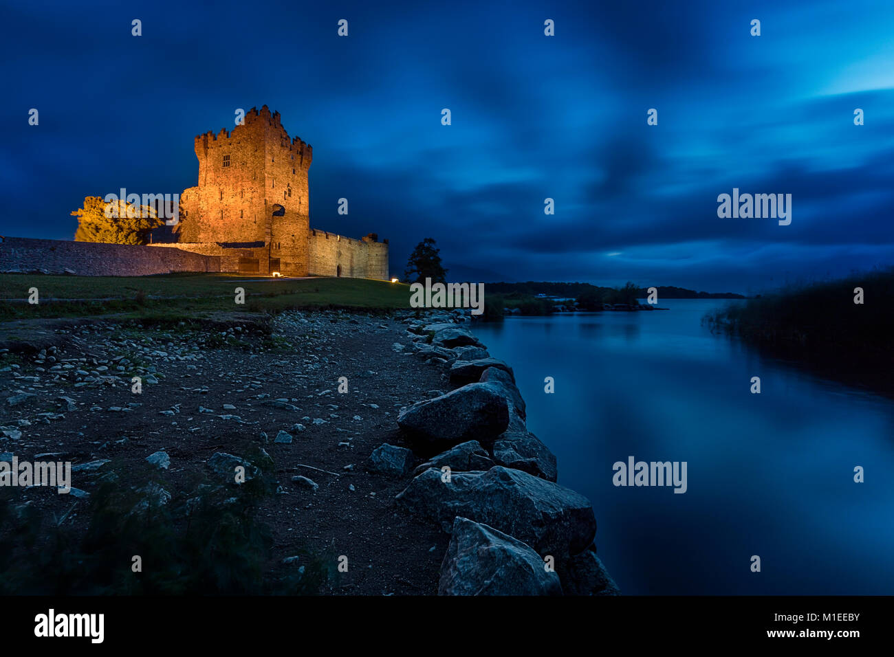 Ross Castle in Ireland Stock Photo - Alamy