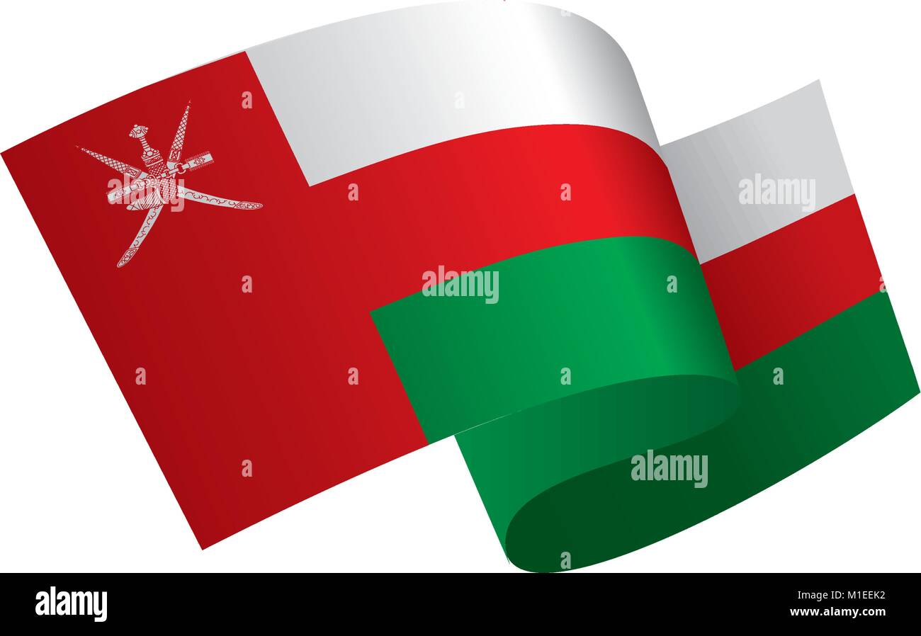 Oman flag, vector illustration Stock Vector Image & Art - Alamy