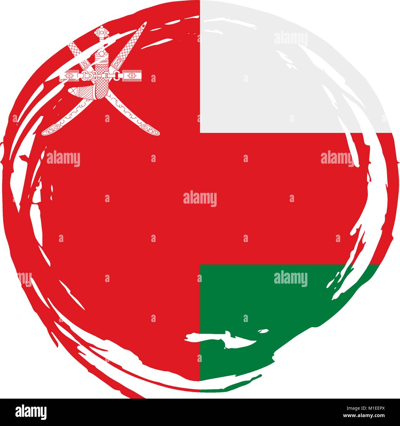 Oman flag, vector illustration Stock Vector Image & Art - Alamy