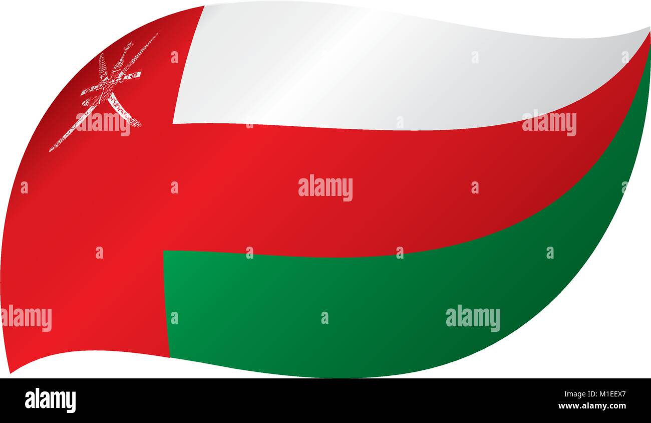 Oman flag, vector illustration Stock Vector Image & Art - Alamy
