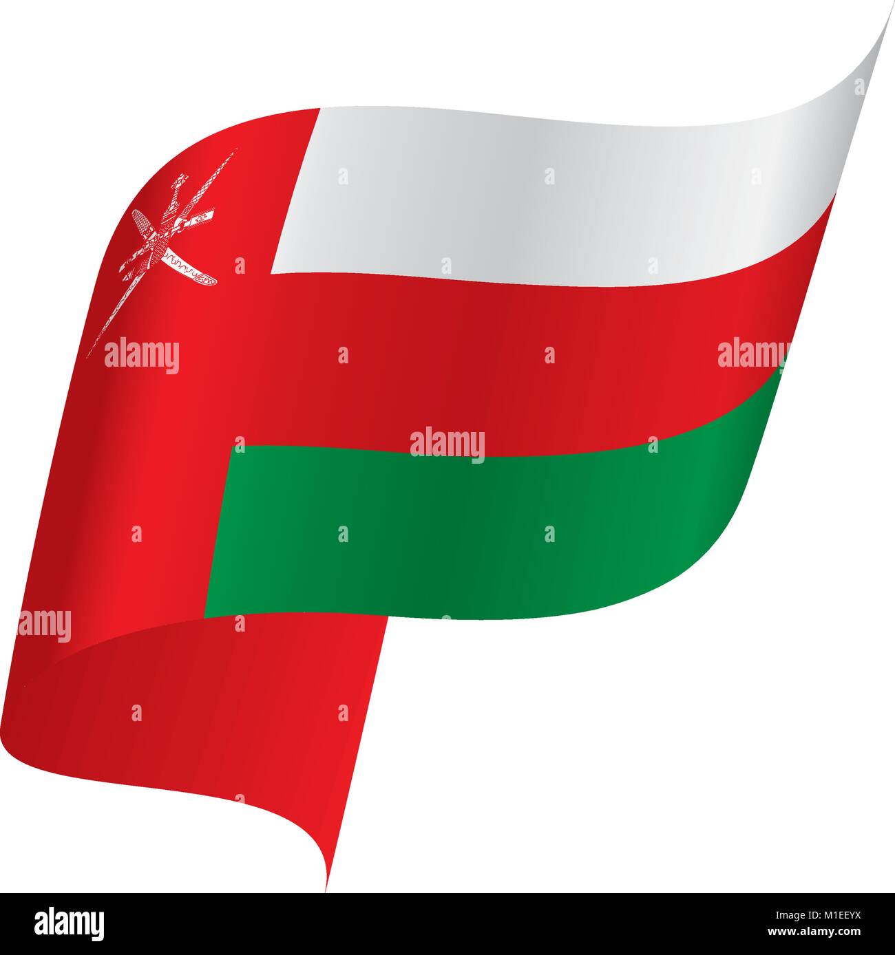 Oman flag, vector illustration Stock Vector Image & Art - Alamy