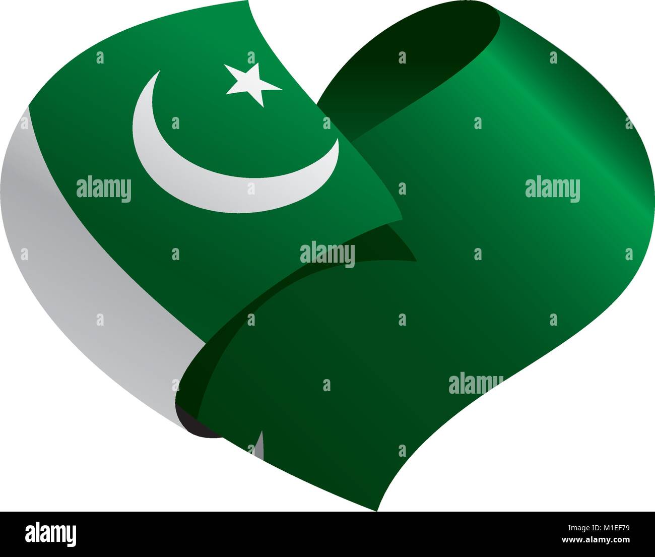 Pakistan flag, vector illustration Stock Vector Image & Art - Alamy