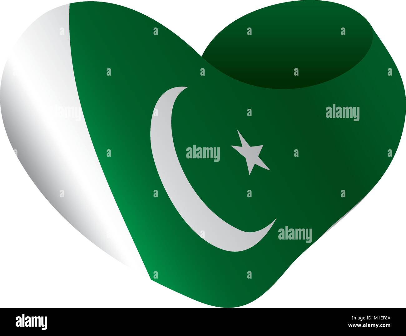 Pakistan flag, vector illustration Stock Vector Image & Art - Alamy