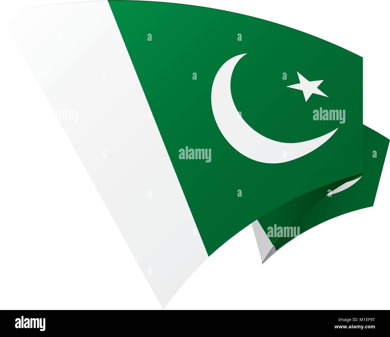 Pakistan flag, vector illustration Stock Vector Image & Art - Alamy