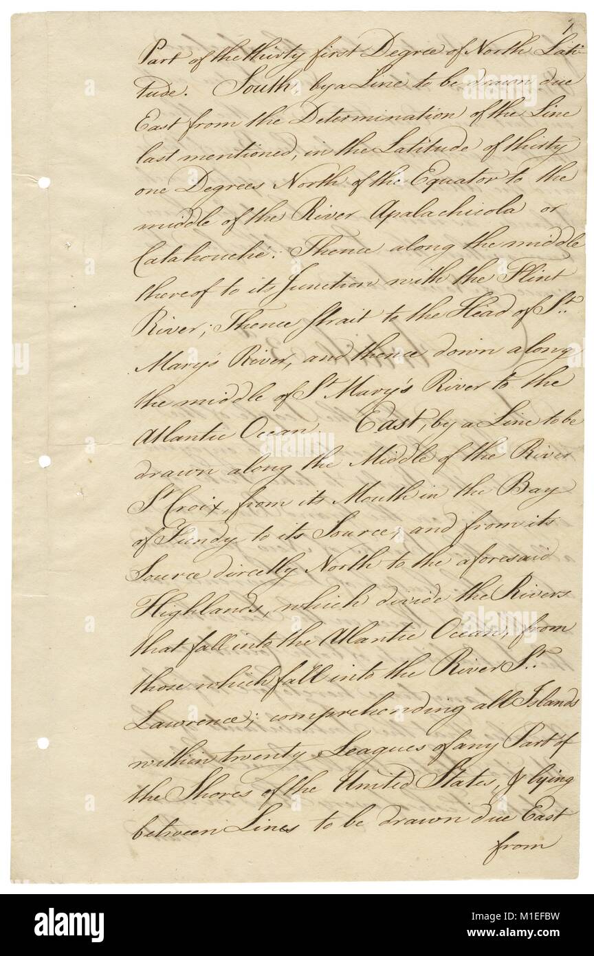 Treaty of paris american revolution hi-res stock photography and images ...