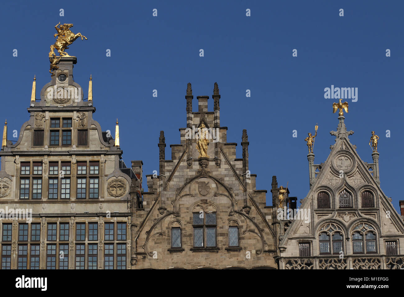Great market square with guildhalls hi-res stock photography and images ...