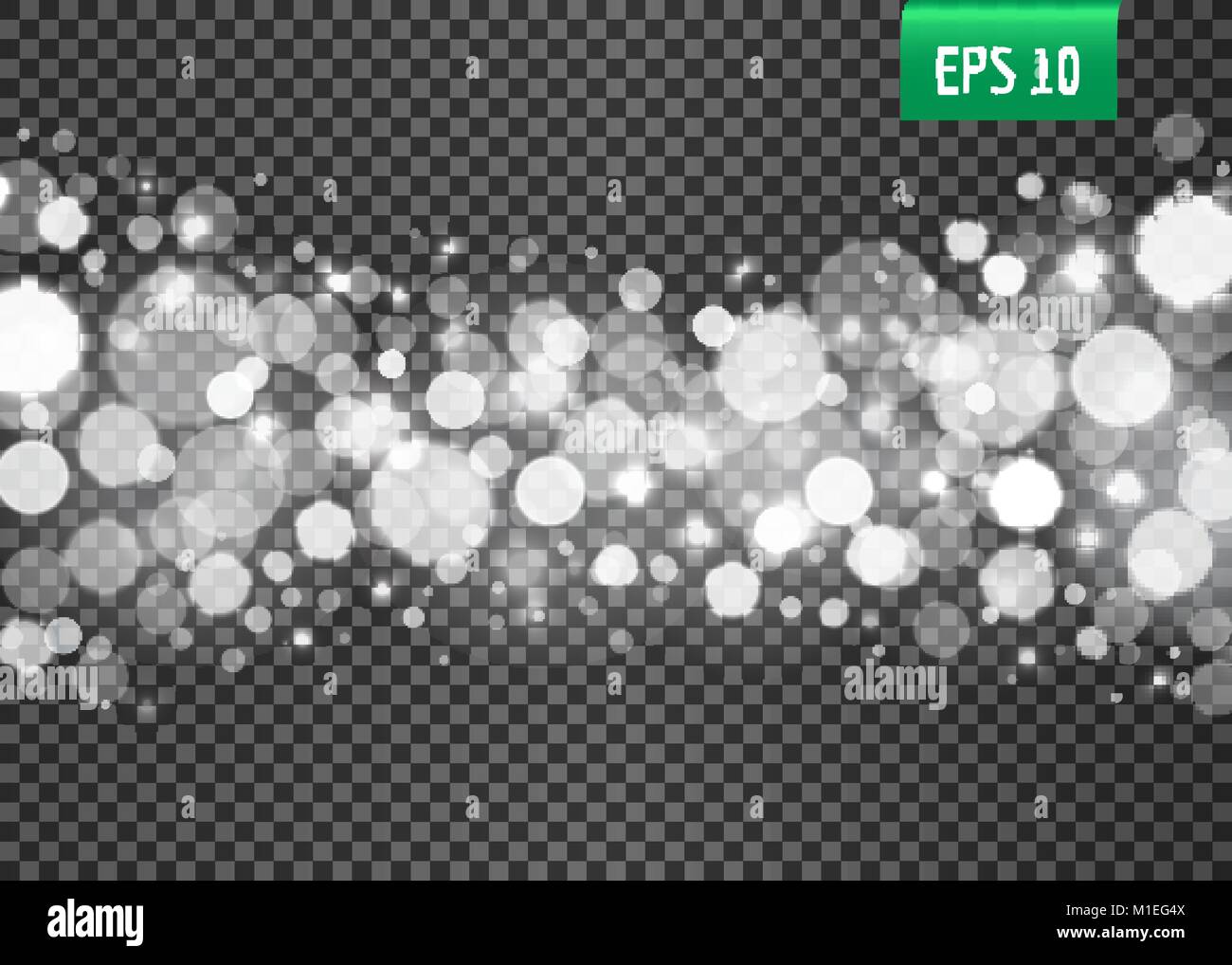Bokeh lights on transparent background Stock Vector Image & Art - Alamy