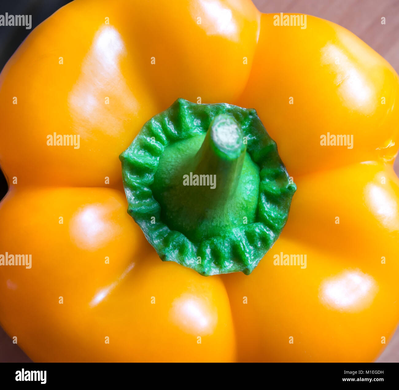 Bell pepper top view hi-res stock photography and images - Alamy