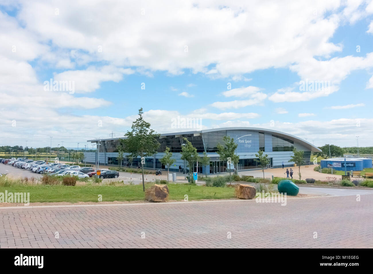 York Sport Village sports centre building outside York, England UK ...