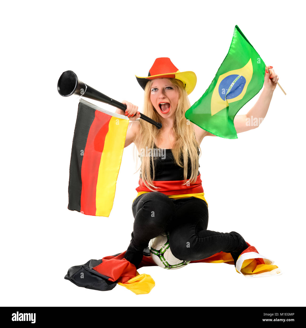 Female fans of german football hi-res stock photography and images - Alamy