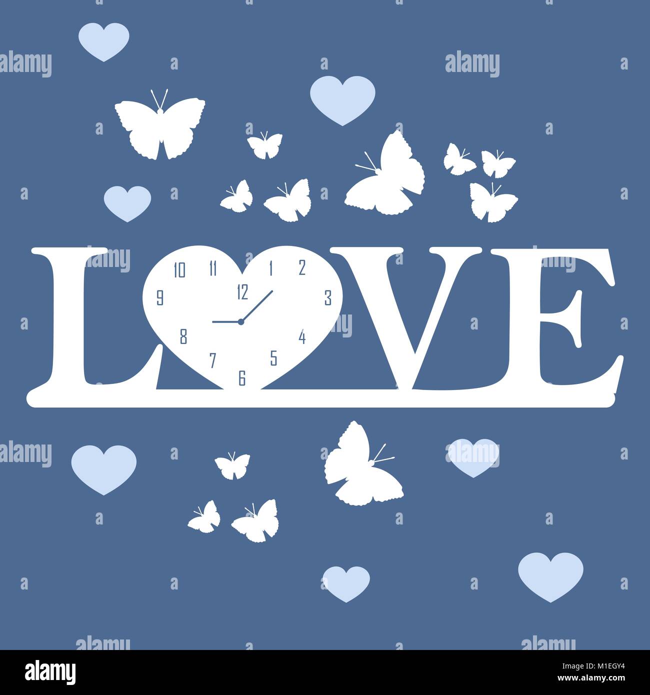 Heart clock ticking hi-res stock photography and images - Alamy