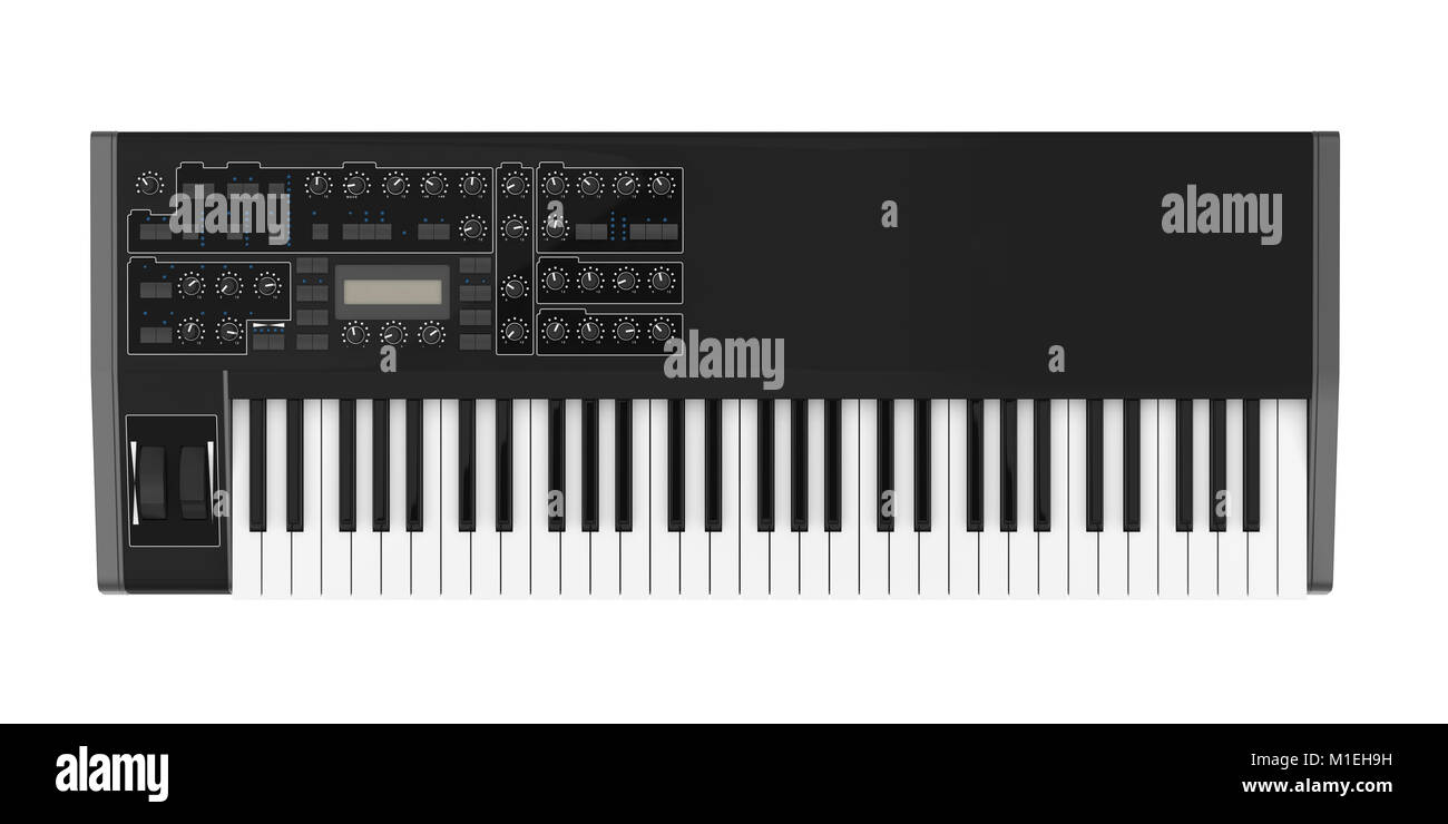 Electronic Synthesizer Piano Keyboard Isolated Stock Photo - Alamy Electronic Synthesizer Piano Keyboard Isolated Stock Photo - Alamy