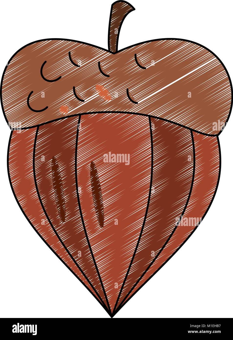 Nut food symbol Stock Vector Image & Art - Alamy