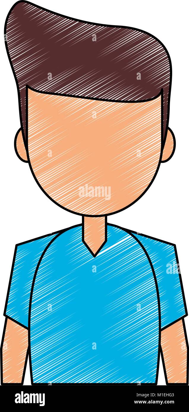 Boy kid cartoon faceless Stock Vector Image & Art - Alamy