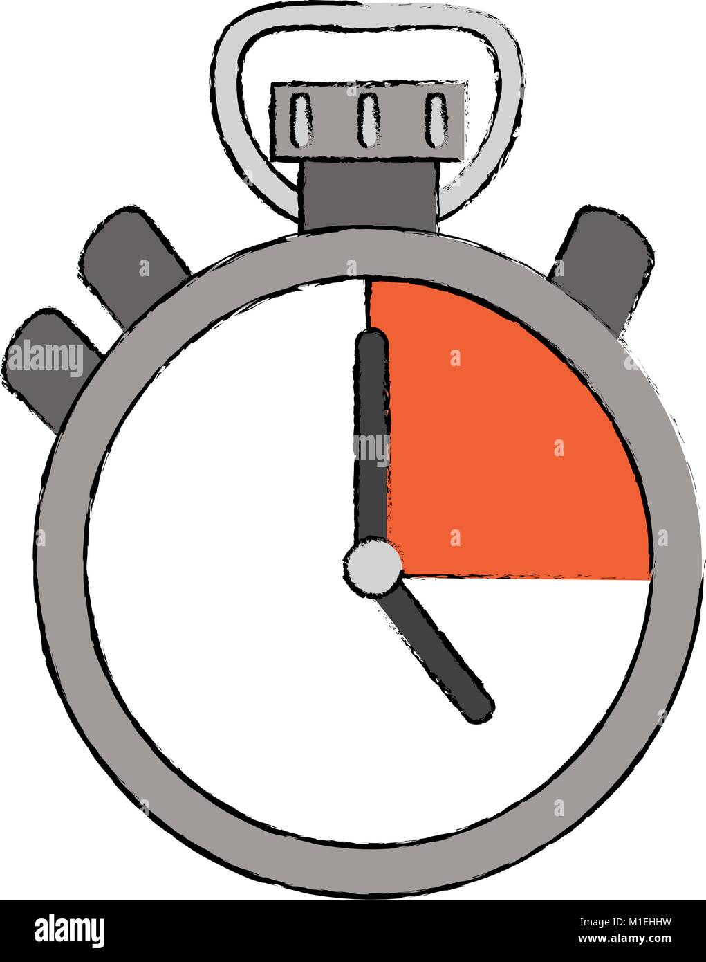 Timer clock symbol Stock Vector Image & Art - Alamy