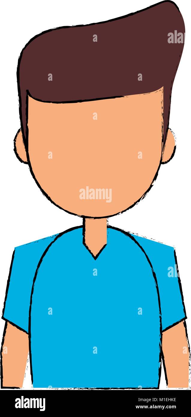 Boy kid cartoon faceless Stock Vector Image & Art - Alamy